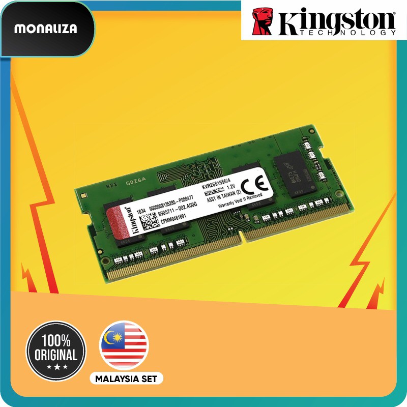 Kingston Ram NB 4GB DDR4 2666MHZ | Shopee Malaysia