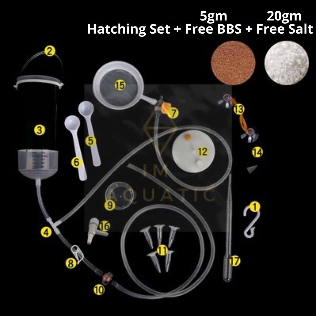 🔥Ready Stock🔥Brine Shrimp Hatching Kit Artemia Hatch Tool Hatchery Kit ...