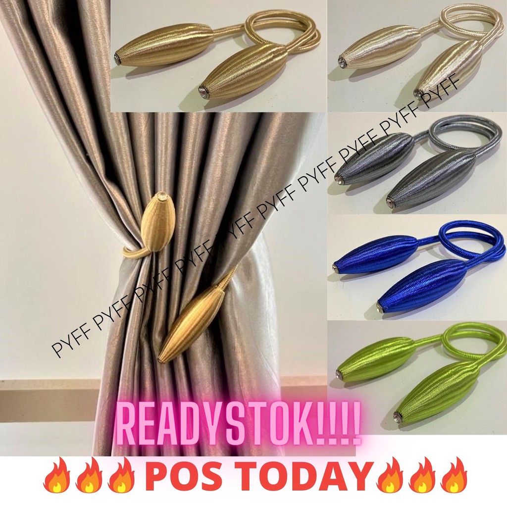 CURTAIN TIE, TALI LANGSIR, TIEBACK, PENGIKAT LANGSIR, X 1PCS | Shopee ...