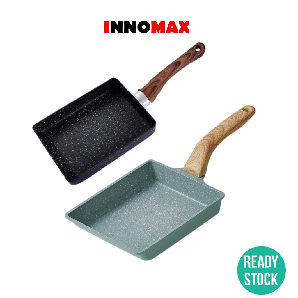 Innomax TamagoYaki Non Stick Modern Fry Pan Egg Roll Breakfast Kitchen ...