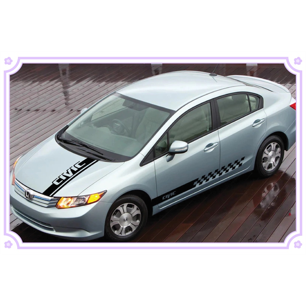 HONDA CIVIC BODY STICKER | Shopee Malaysia