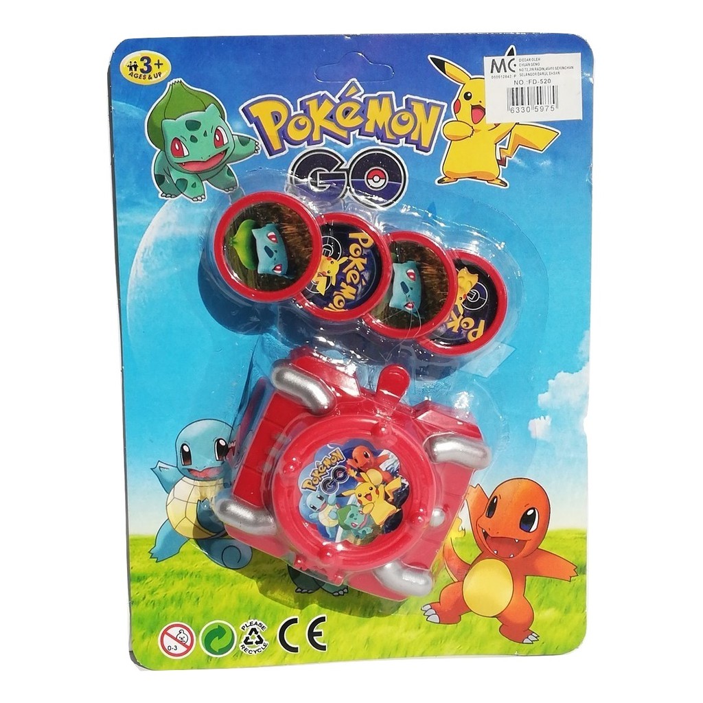 Pokemon Go Novelty Toy Watch Launcher Flying Shooting Watch Kids Toys ...