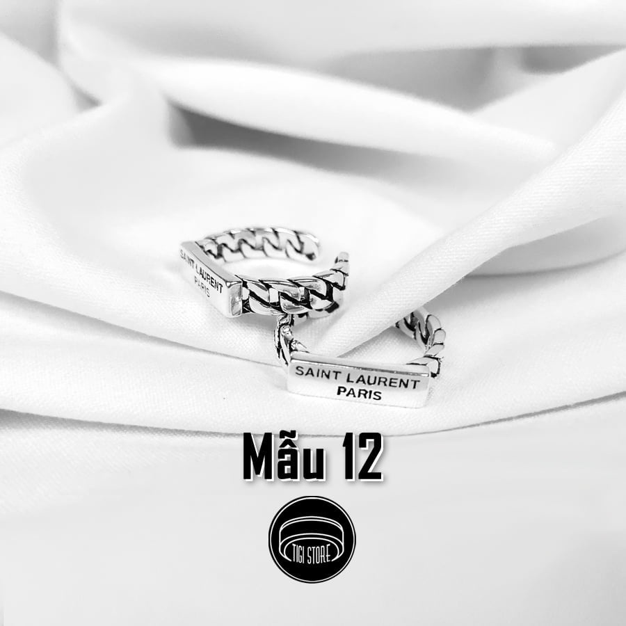 Chrome Heart ring with pattern SL 925 stainless steel Unisex (real ...