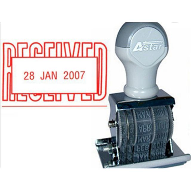 D4-P date chop 4mm paid/receive | Shopee Malaysia