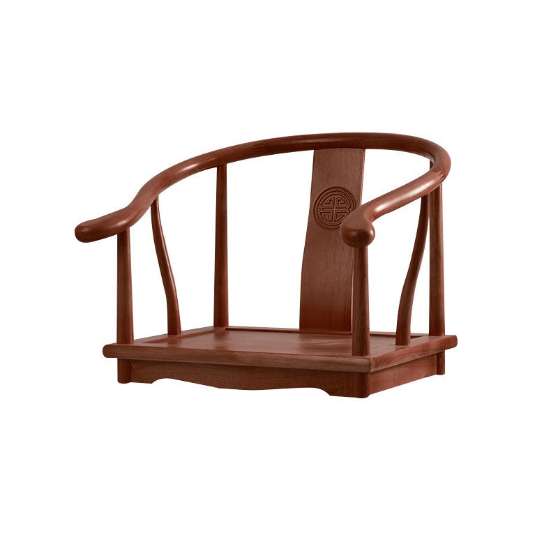 Chinese Tatami Seat Short Tea Chair Washitsu Chairs round-Backed ...