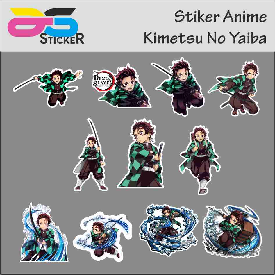 Sticker - Kimetsu No Yaiba Sticker -Demon Slayer - Tanjiro Kamado ...