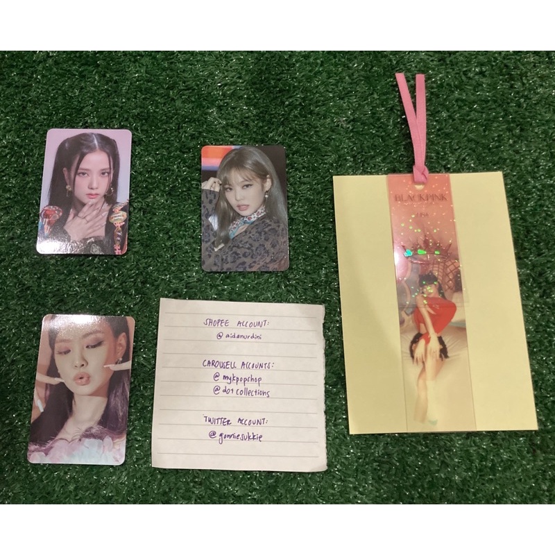 WTS/LFB BLACKPINK - 4+1 Anniversary Photocard & Bookmark | Jisoo Jennie ...