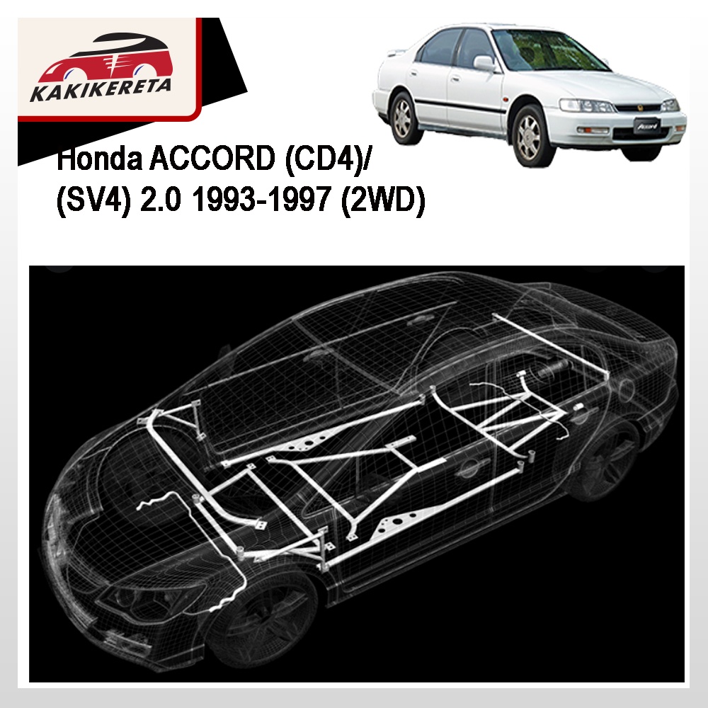 Honda ACCORD (CD4)/(SV4) 2.0 1993-1997 (2WD) 100%Original Ultra Racing ...
