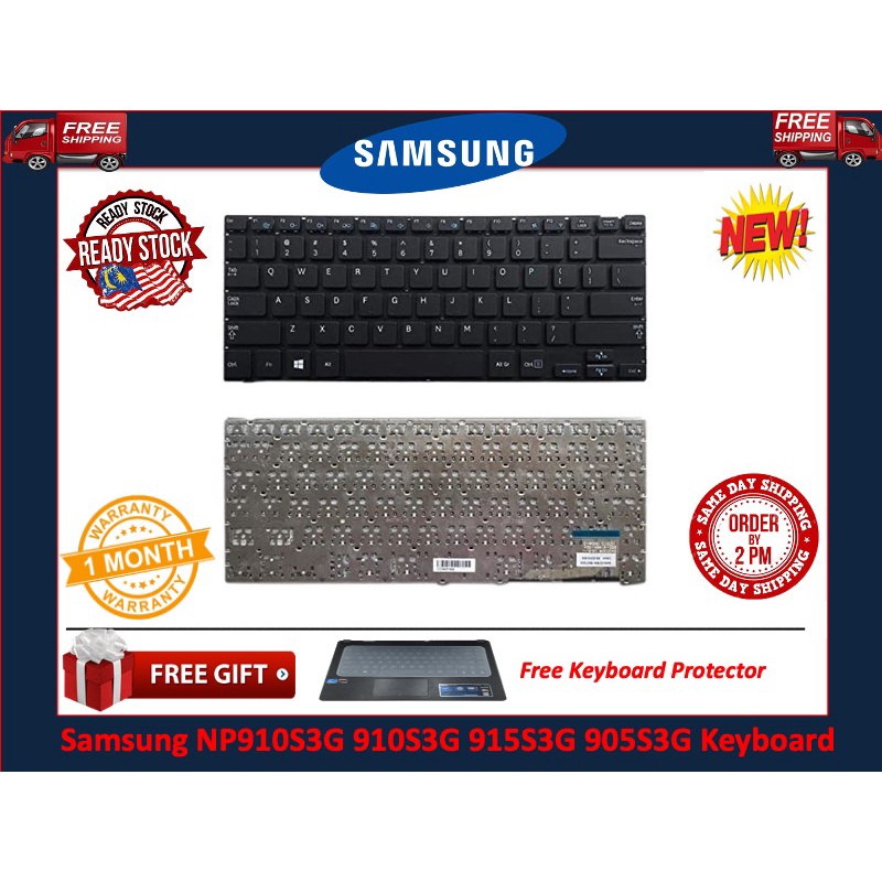 Samsung NP910S3G 910S3G 915S3G 905S3G Series Laptop Keyboard | Shopee ...