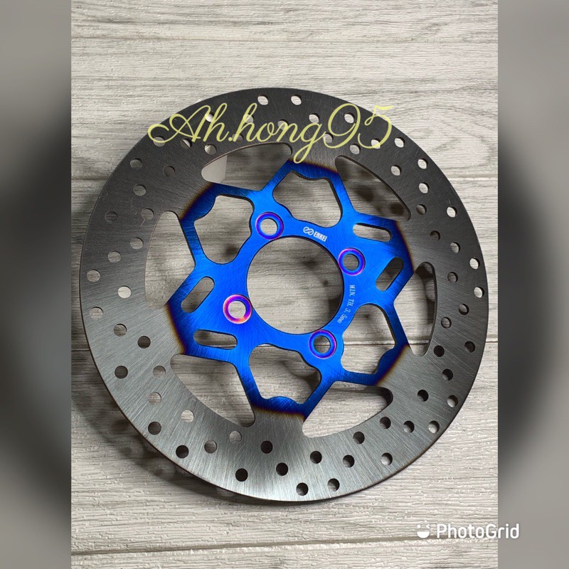 ENKEY PIRING DICS DEPAN (245mm) (TITANIUM) UNTUK SPORT RIM Y125ZR PNP ...