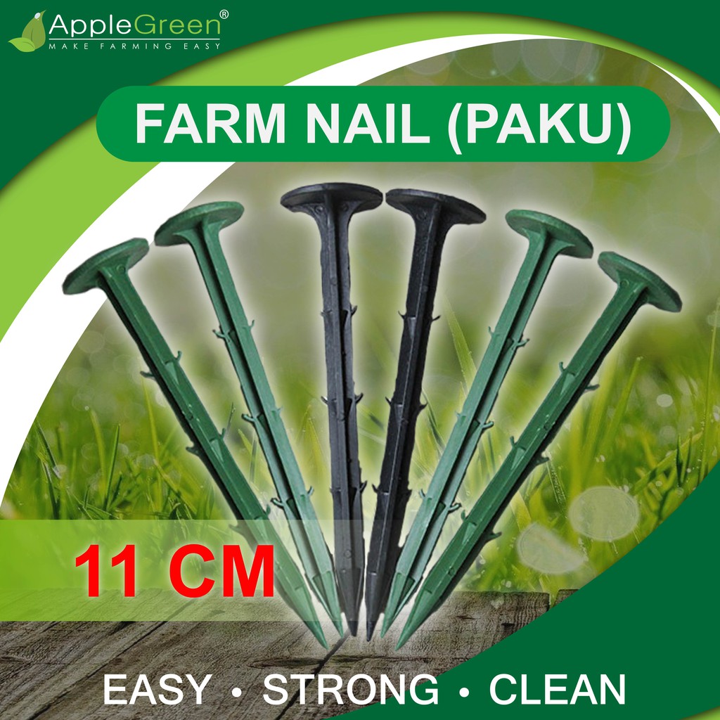 Paku Weedmat /Paku Silvershine/Silver shine/Nail/Garden Nail Weedmat ...