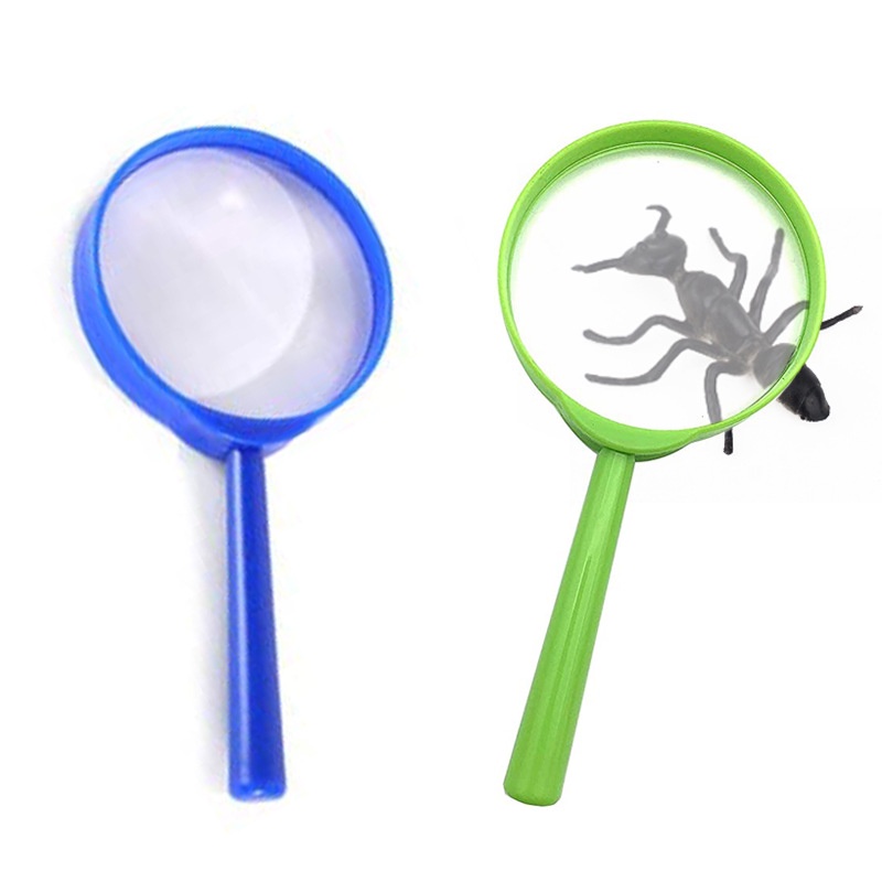 Children Portable Magnifying Glass 60mm Color Round Magnifying Glass ...