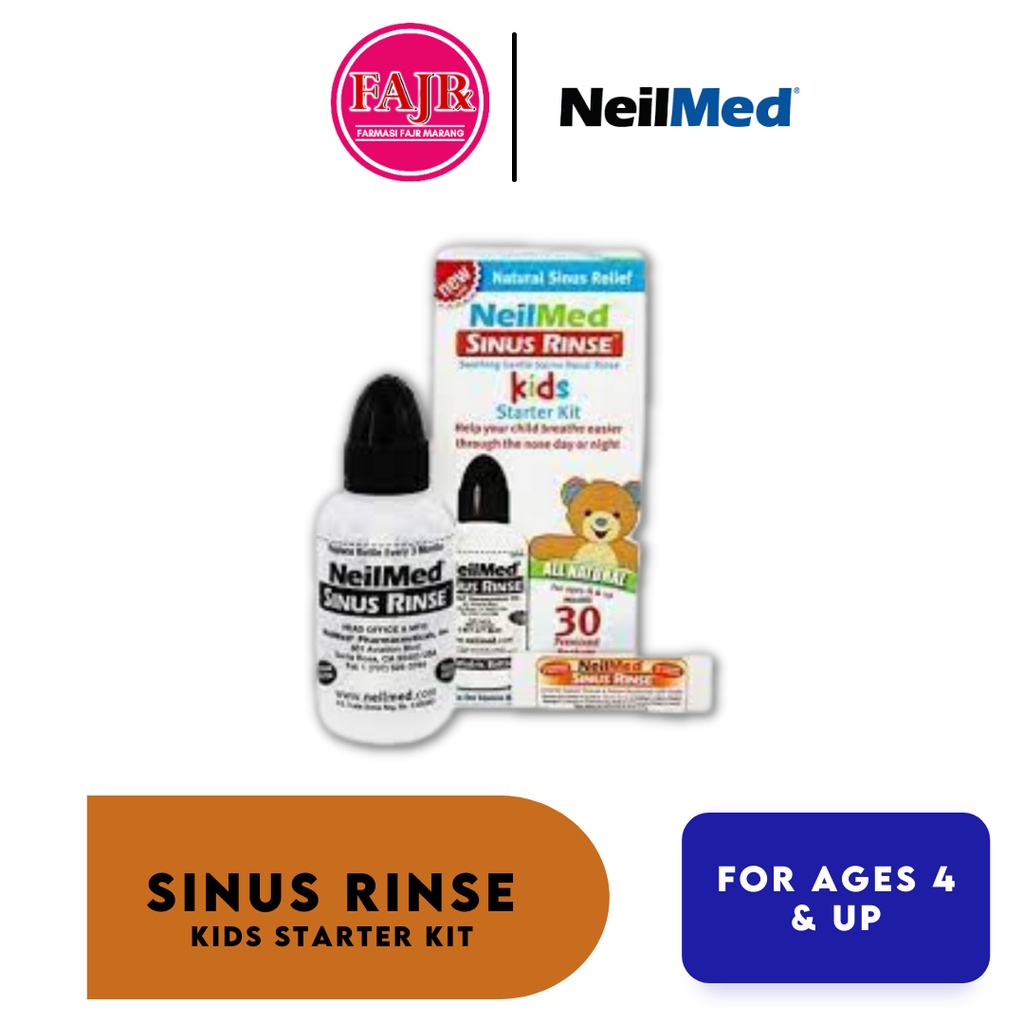NEILMED SINUS RINSE KIDS STARTER KIT (FOR AGES 4 & ABOVE) | Shopee Malaysia