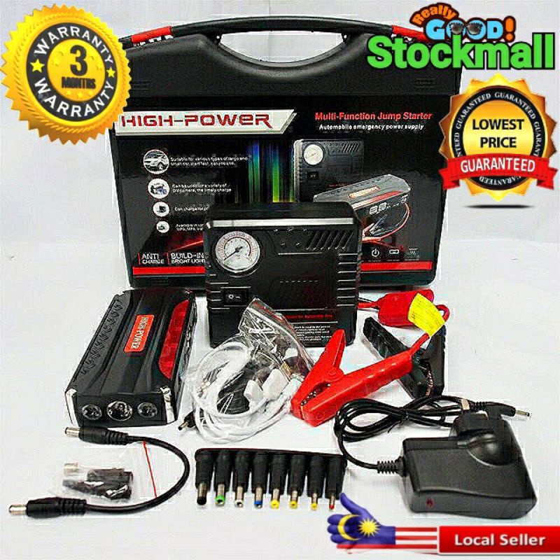 Car Jump Starter 90800MAH/99800MAH High Power Powerbank Emergency Light ...