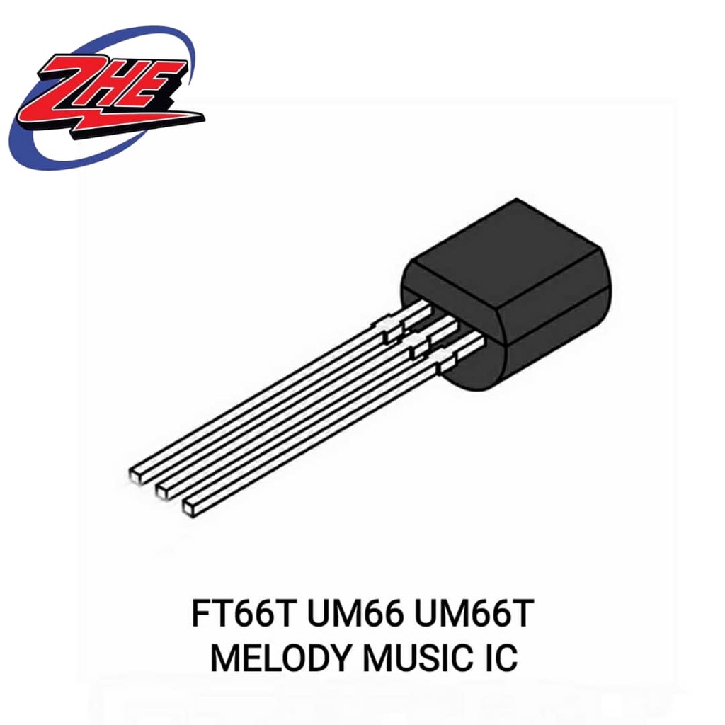 UM66T INTEGRATED CIRCUIT MELODY MUSIC IC FT66T UM66 / ELECTRONIC ...