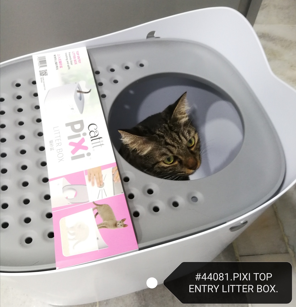 44081 Catit Pixi Top Entry Litter Box Cat Sand Toilet Tandas Pasir ...