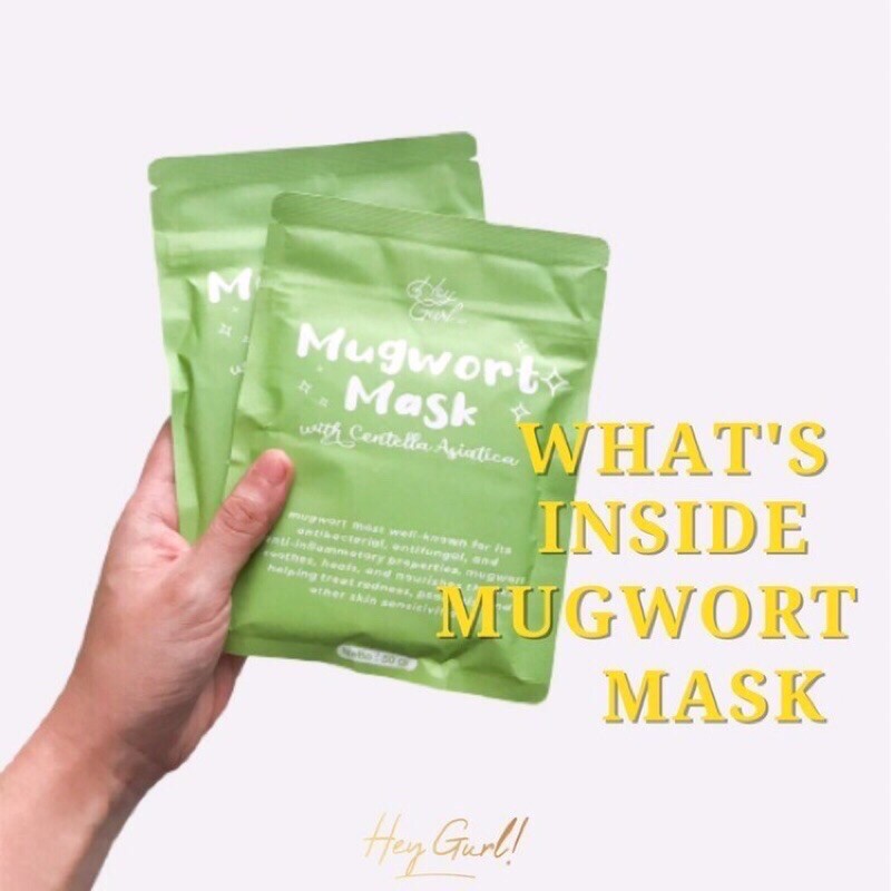 Mugwort Mask With Centella Asiatica By Heygurl!! | Shopee Malaysia