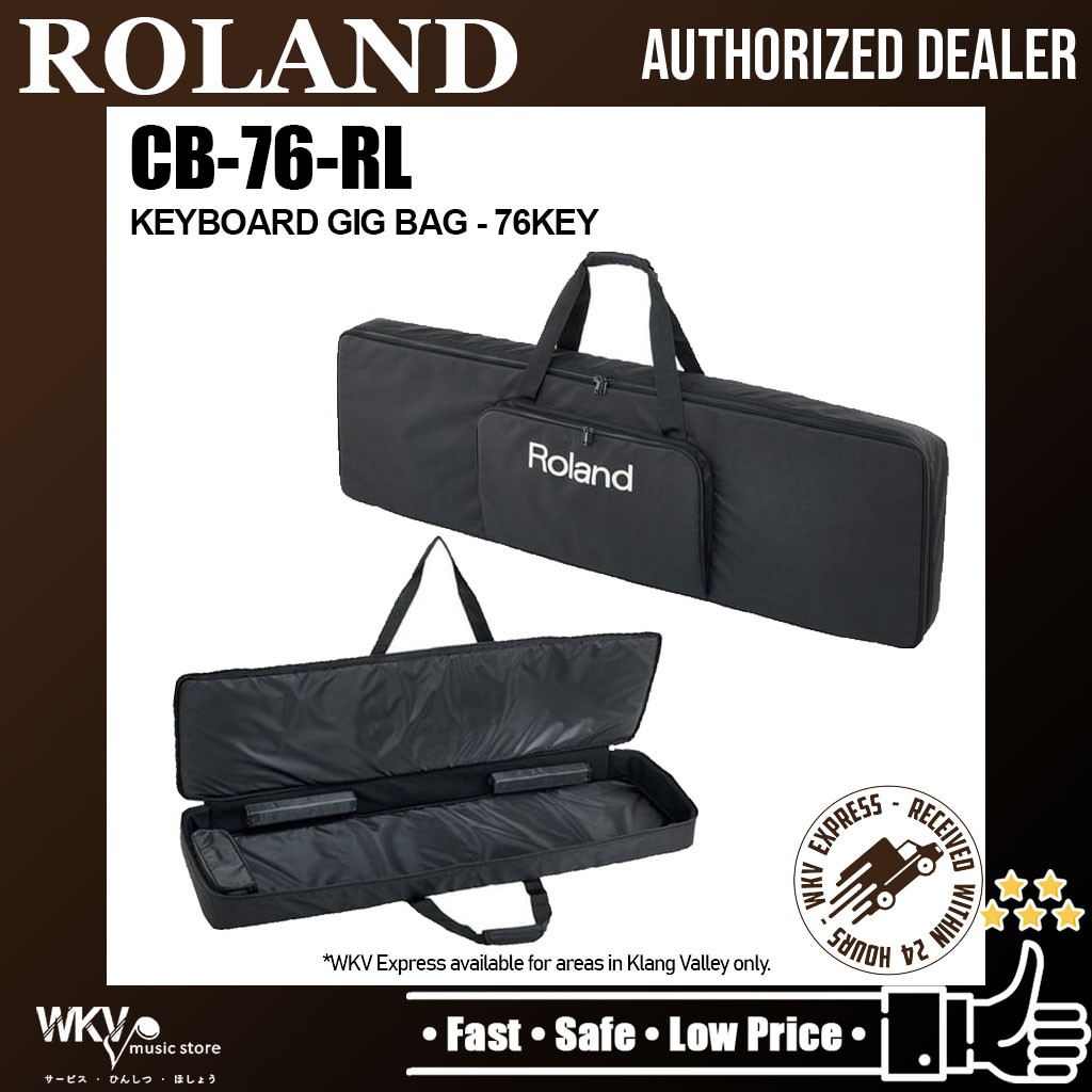 Roland CB-76-RL 76 Key Keyboard Gig Bag For JUPITER-50, JUNO-Stage ...