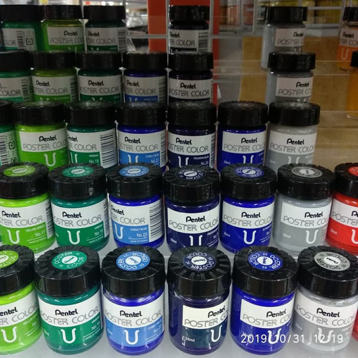 Pentel poster color - All Colors Are 30ml | Shopee Malaysia