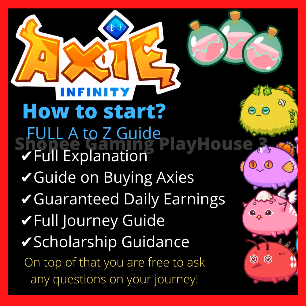 Axie Infinity Getting Started Full A to Z Guide Guaranteed SLP Earnings ...