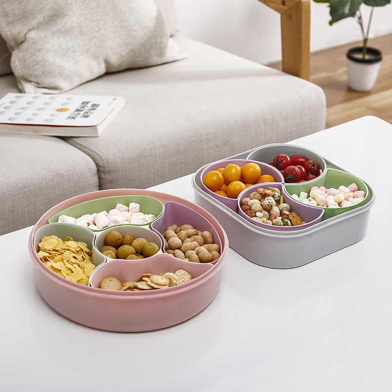 Fruit Platter Creative Plates Storage Box Dried Fruit Snack Plates ...
