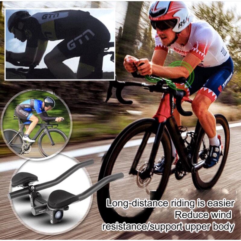 Road Bike Armrest Handlebars Mountain bike equipped with long-distance ...