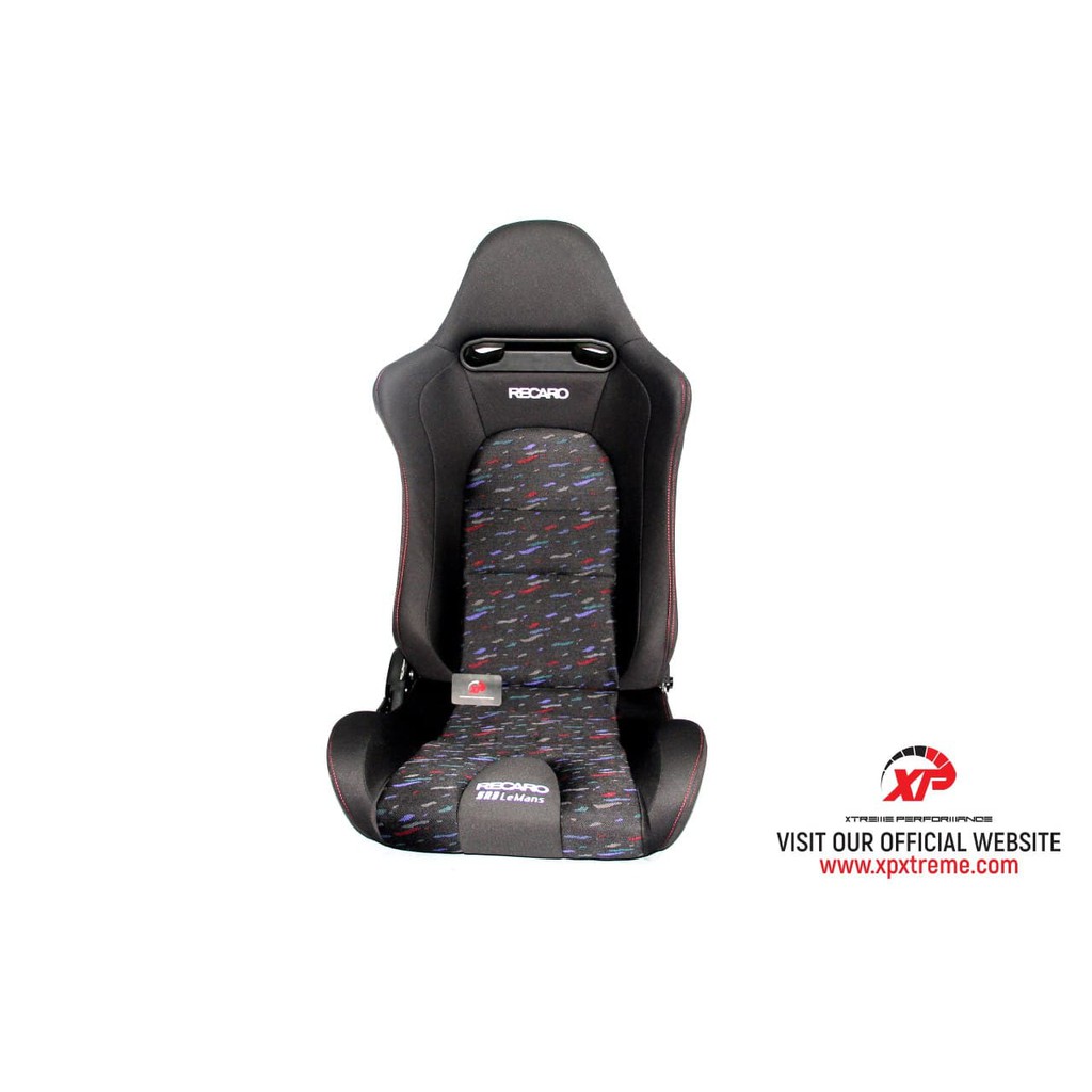 SEAT SEMI BUCKET RECARO EVO 8 LE MANS BLACK RED LINE NO RAILING 1PAIR ...