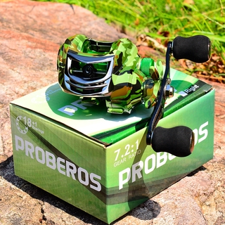 PROBEROS Jigging Baitcasting Reel bc 18+1BB 7.2:1 Max Drag 10KG Fishing ...