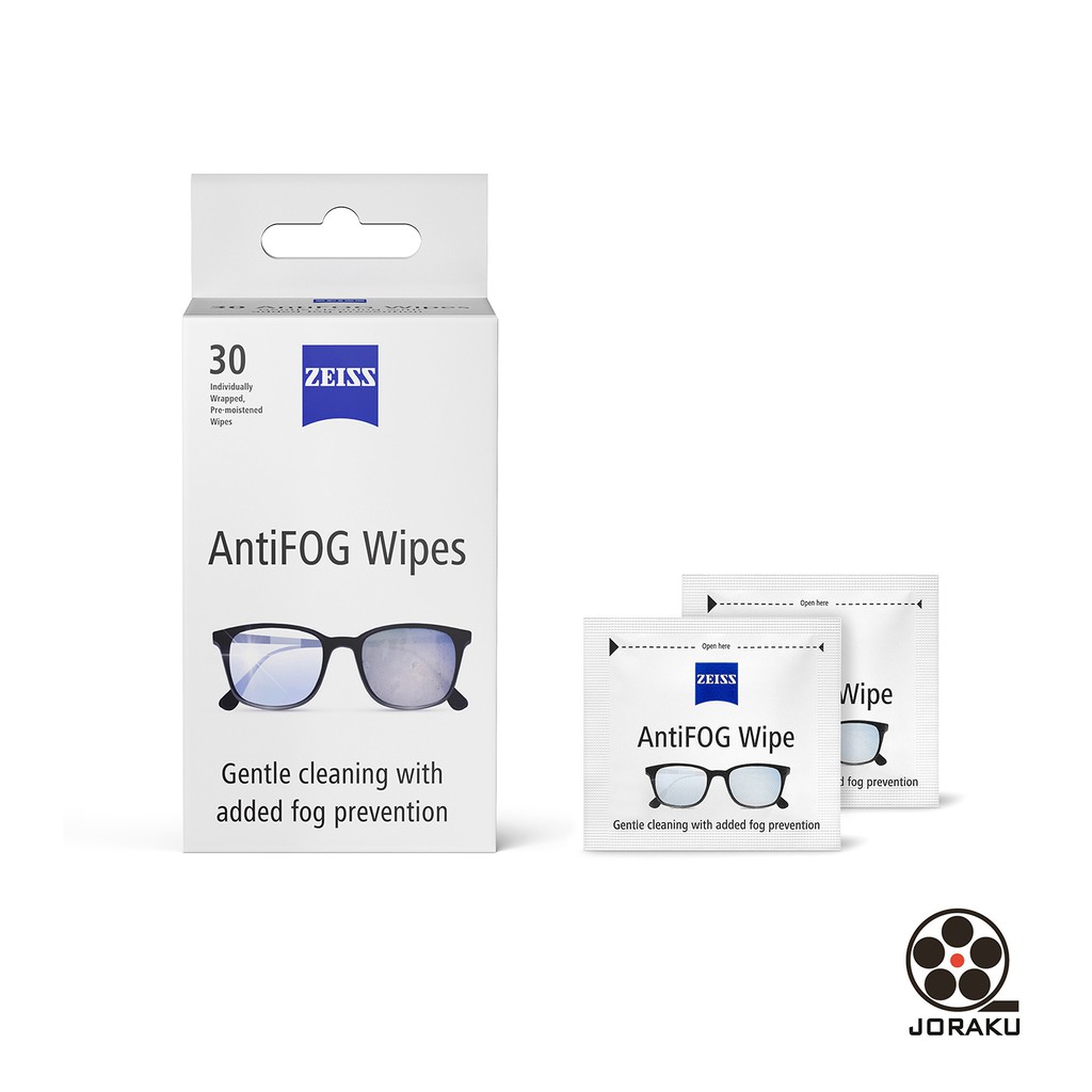 [Shangluo] ZEISS AntiFOG Wipes Wet Mirror Surface Anti-Fog Paper 30pcs ...