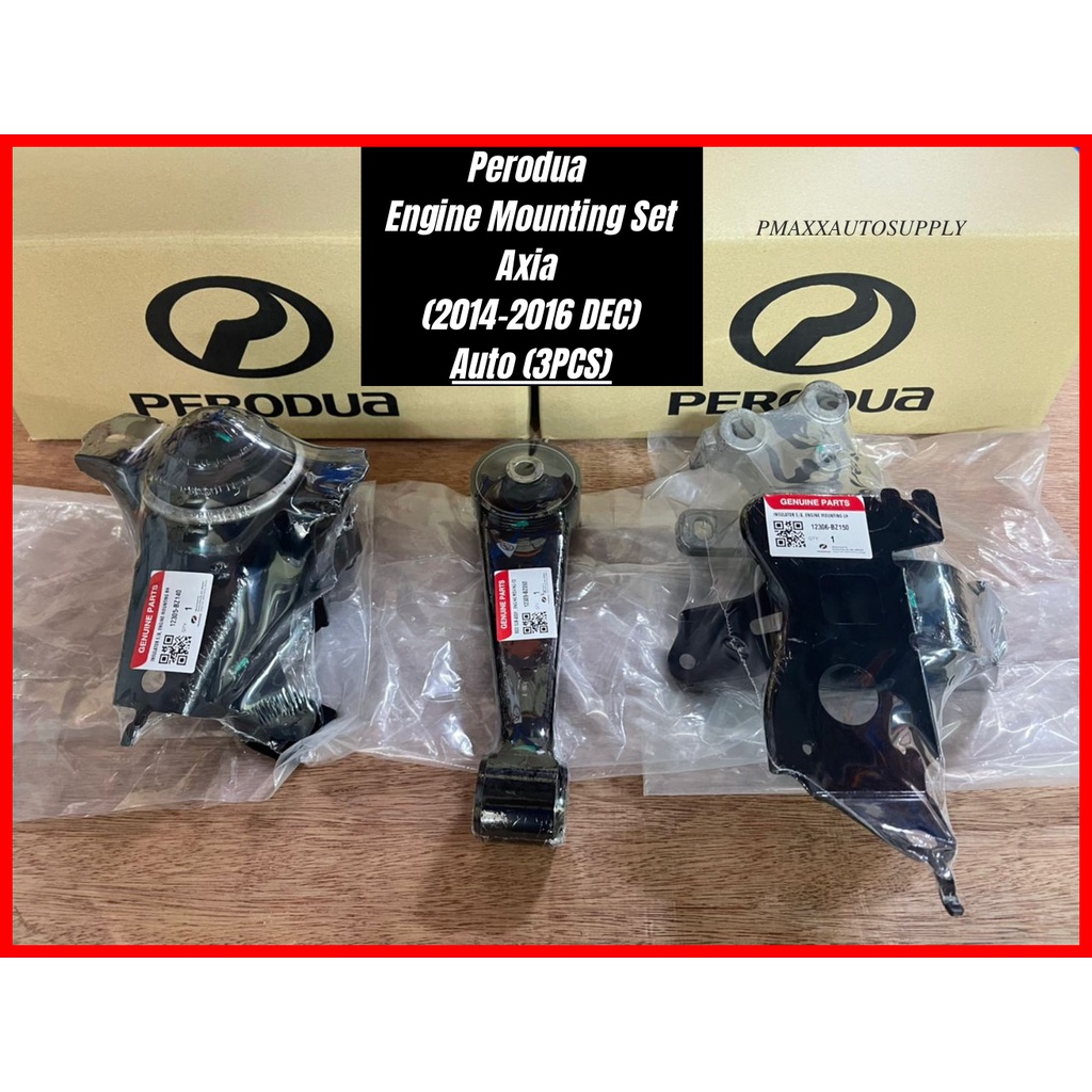 PERODUA AXIA ENGINE MOUNTING SET AUTO (2014-2016DEC) (3PCS) ORIGINAL # ...