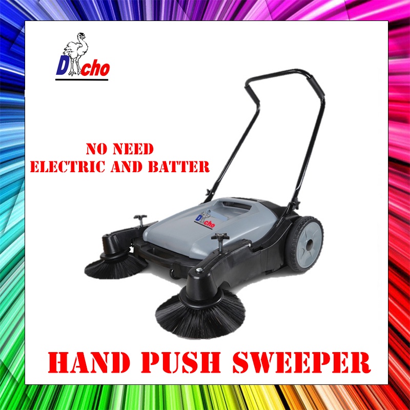 Dacho HPS2B Hand Push Sweeper Manual Sweeping Floor | Shopee Malaysia