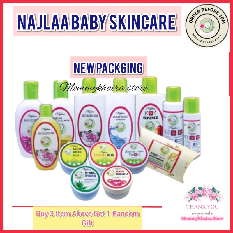 🔥Ready To Stock NAJLAA BABY SKINCARE/NAJLA BABY SKINCARE/Set penjagaan ...