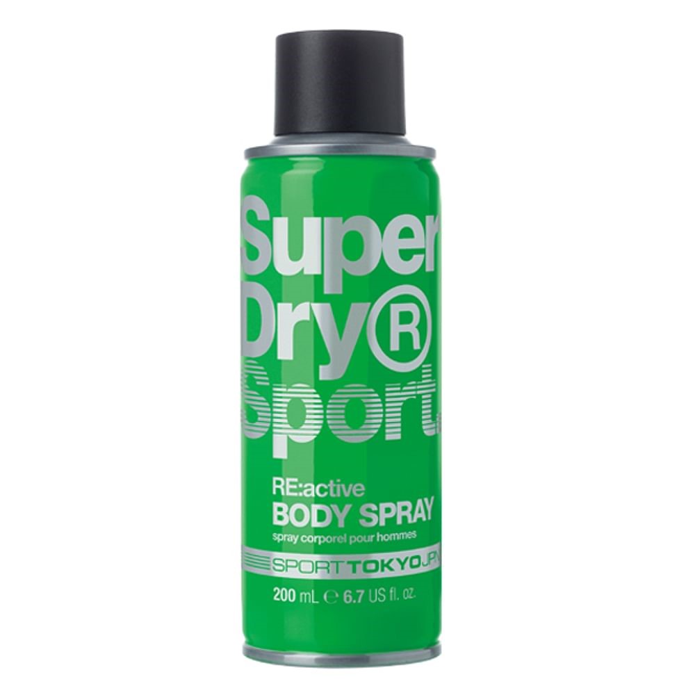 Superdry Sport RE: Active Body Spray 200ml - Energising Body Spray For ...