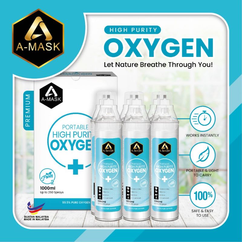 🔥READY STOCK🔥氧气瓶 AWELD & A - MASK PORTABLE OXYGEN INHALER FOR HOME ...
