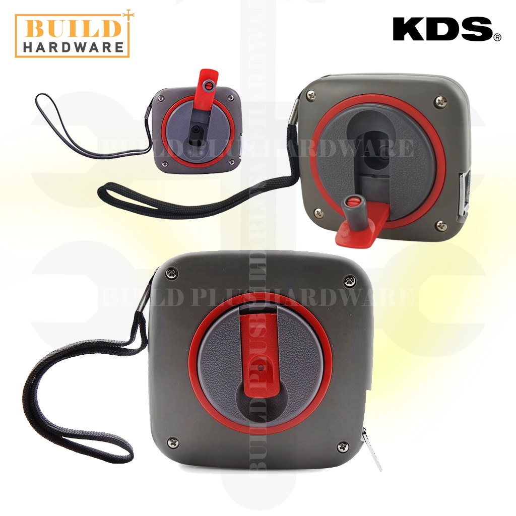 KDS KacLong KL10 Long Steel Tape 10M/20M/30M Measuring Tape 10mm wide Flat Steel Blade Pita ...