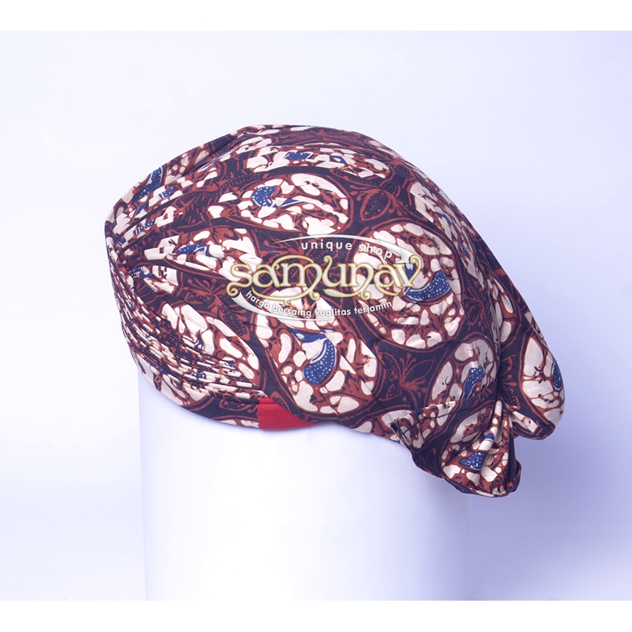 Blangkon Jogga Mataram Smooth with Ceplok Leksono motif | Shopee Malaysia