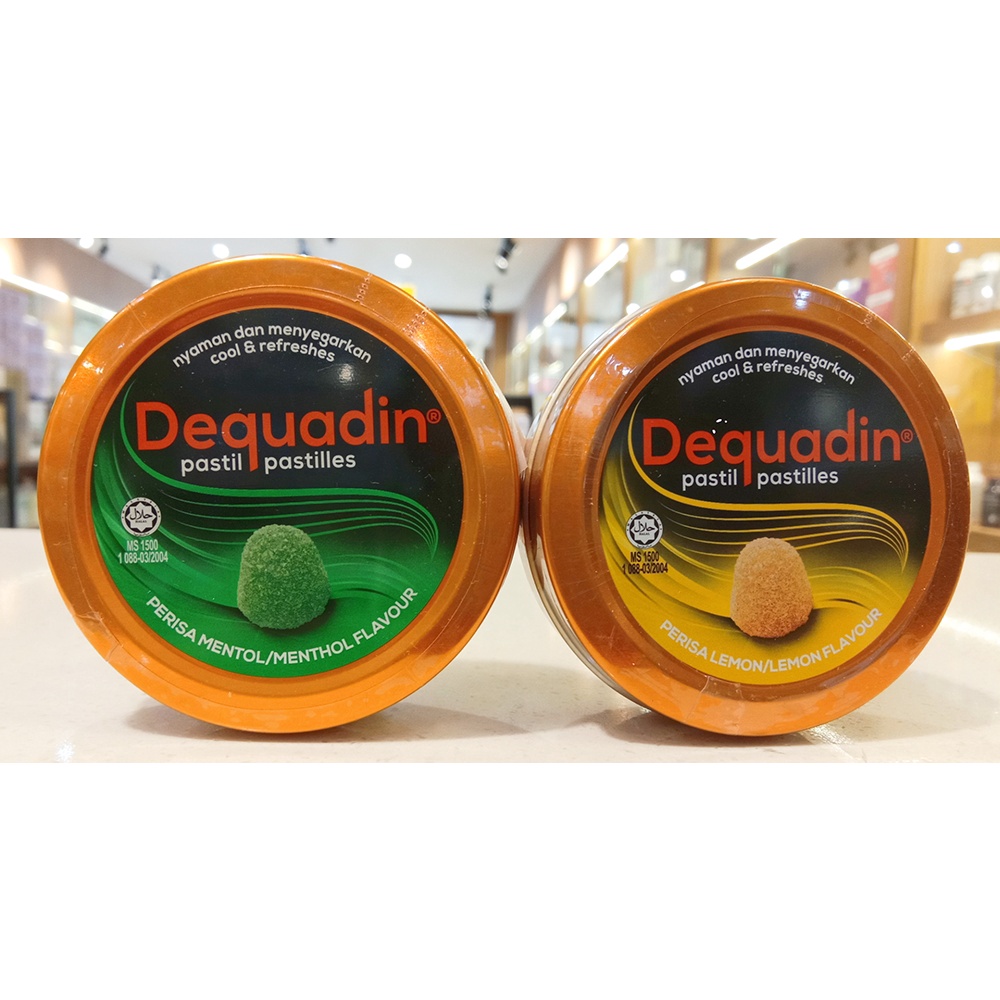 DEQUADIN PASTILLES MENTHOL / LEMON FLAVOUR 50G | Shopee Malaysia