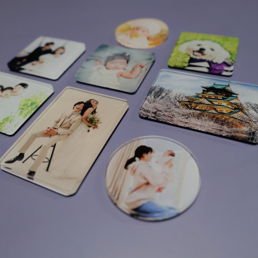 Custom Photo Acrylic Magnets Personalized refrigerator Acrylic Magnet ...