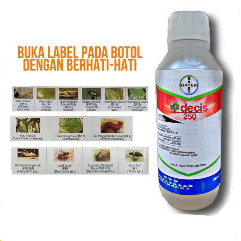 1L Bayer Decis 250 Racun Serangga | Shopee Malaysia