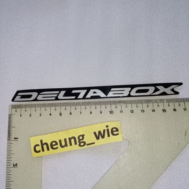 HITAM Yamaha Vixion 150 New Black Deltabox Chassis Frame Sticker, price ...