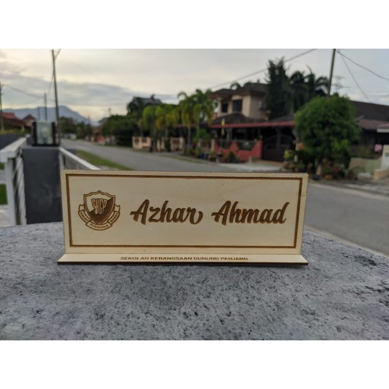 Custom Wooden Stand Signage | Shopee Malaysia