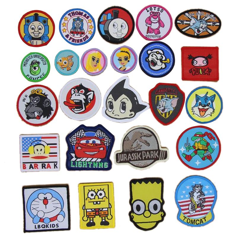 No Adhesive Needs to Sew Mimo Fish Simpson Blue Cat Tom Cat Astro Boy ...