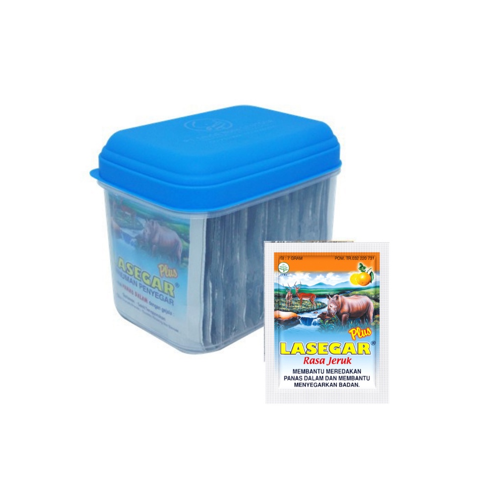 Orange Lasegar Plus Canister contains 24 sachets/ Lasegar Powder Hot ...