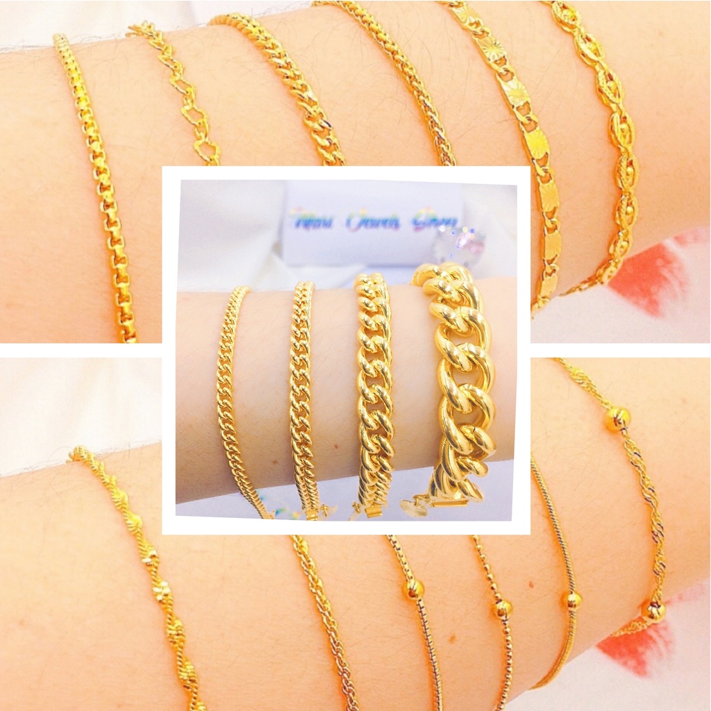 💥ADA COP 916/999💥(BCE30) EMAS BANGKOK ADULT BRACELET GELANG TANGAN ...