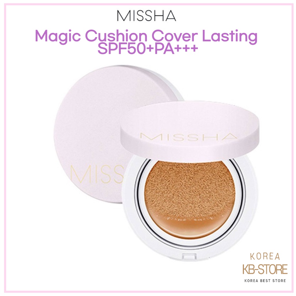[MISSHA] Magic Cushion Cover Lasting SPF50+PA+++ 15g | Shopee Malaysia