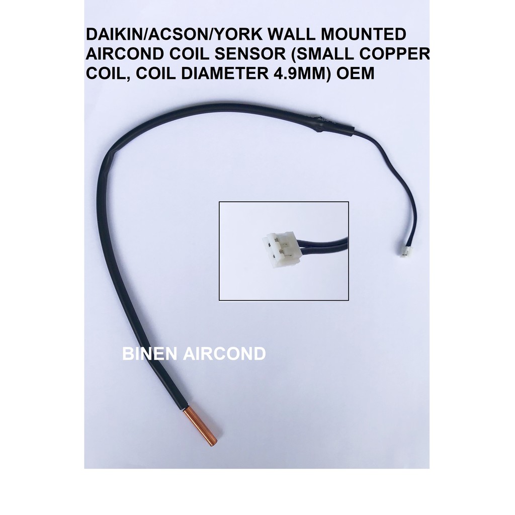 DAIKIN/ACSON/YORK WALL MOUNTED AIRCOND COIL SENSOR (SMALL COPPER COIL ...
