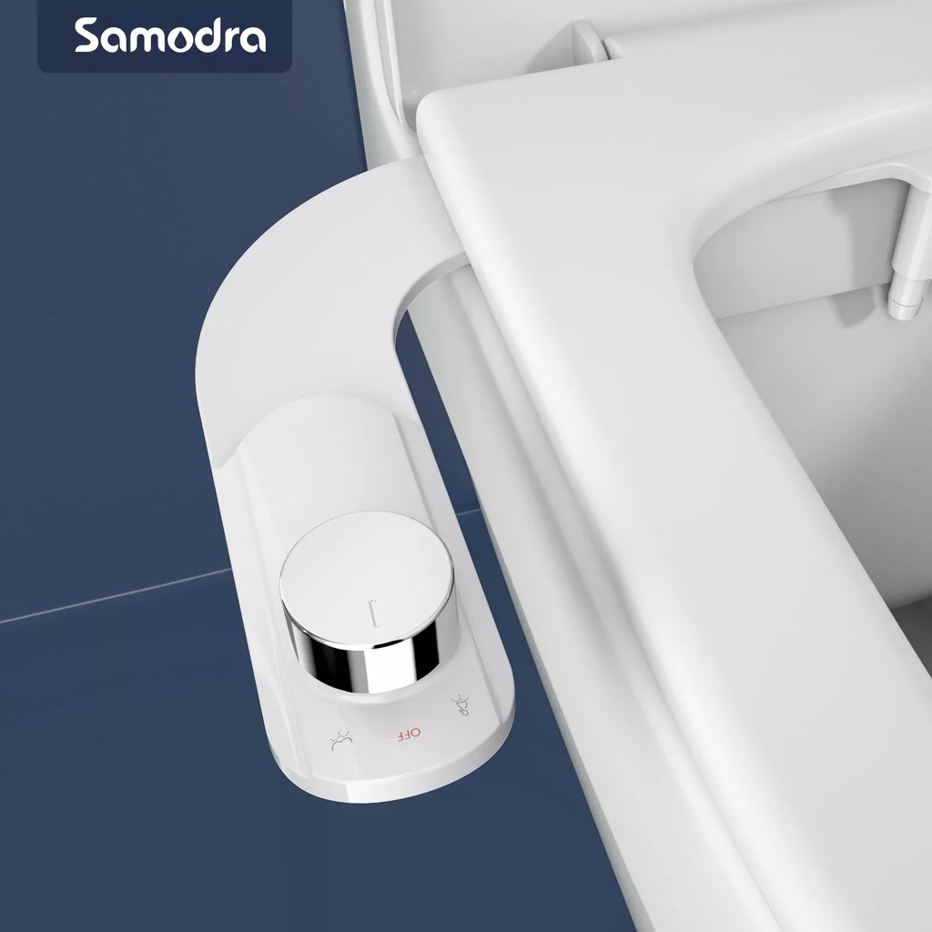 SAMODRA BASIC Non Electric Dual Nozzle Slim Bidet Attachment (Model ...