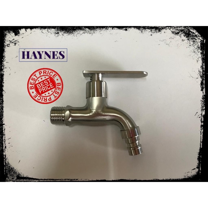 SUS304 STAINLESS STEEL WALL MOUNTED BIB TAP | Shopee Malaysia