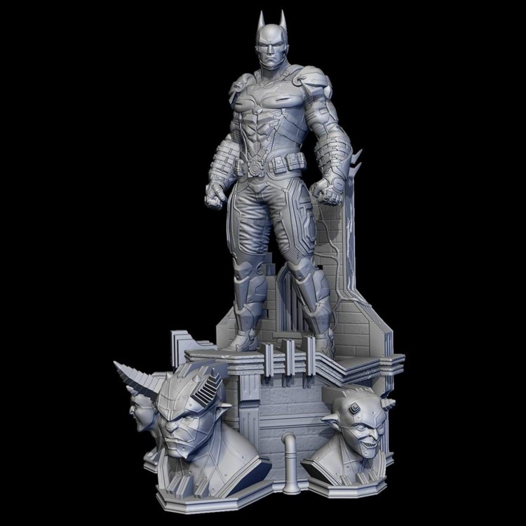 Badman Beyond 3D STL File for PLA ABS Filament and Resin 3D Printer ...