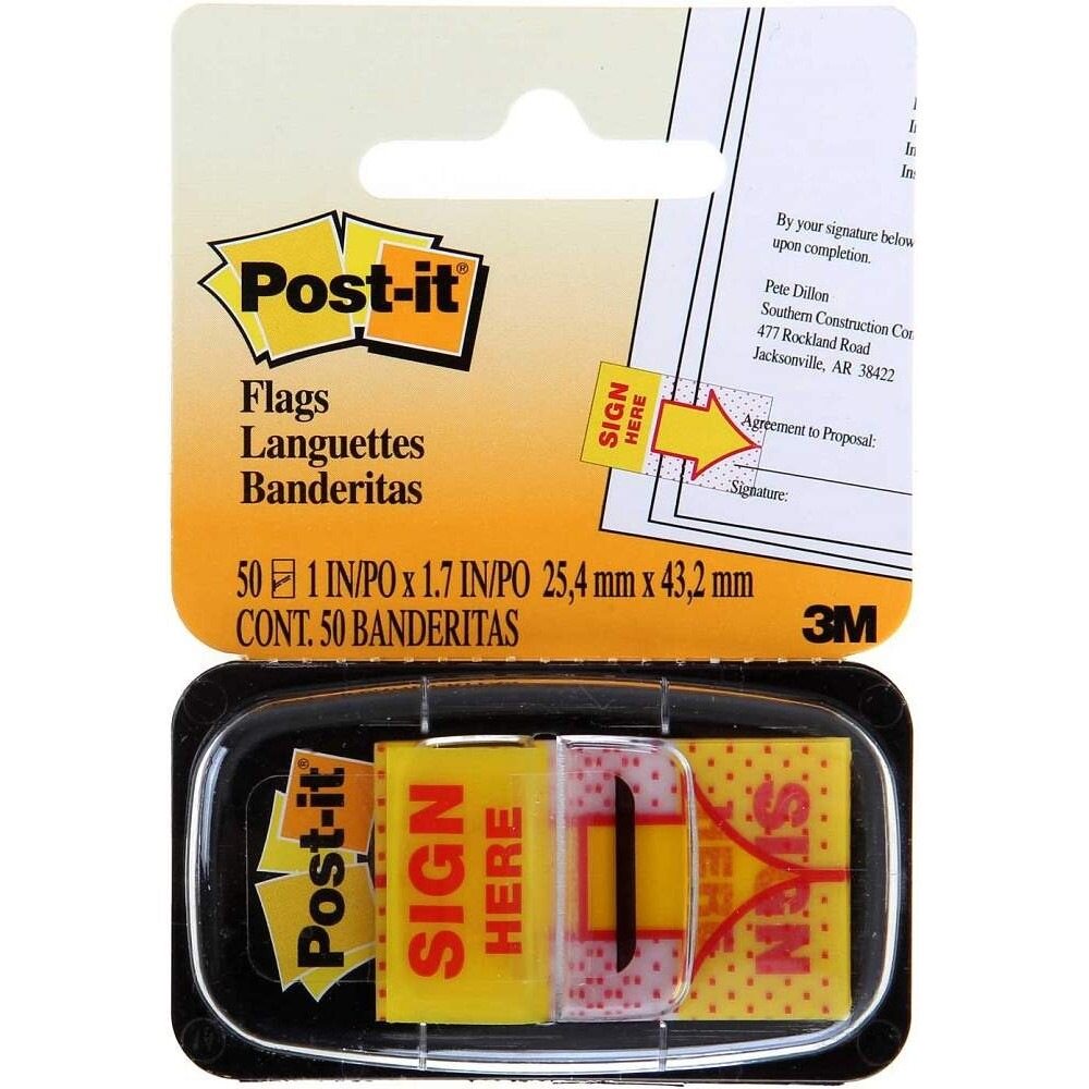3M POST IT FLAG (Sign Here) 680-9 Sticker (Ready Stock) | Shopee Malaysia